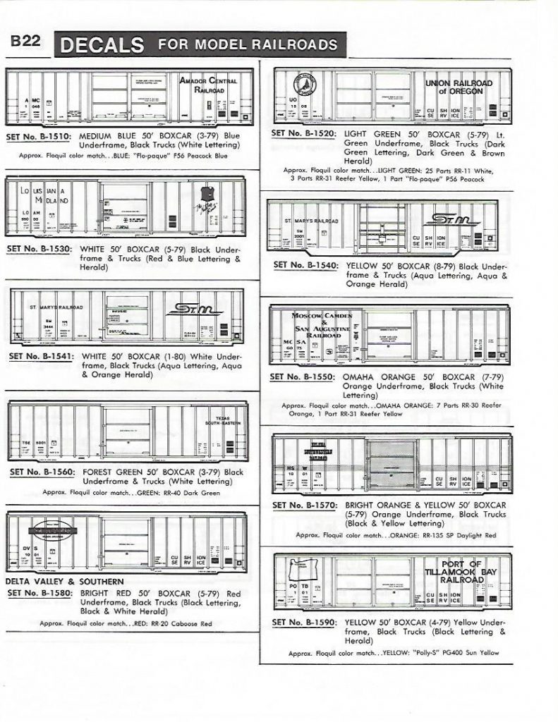 Herald King Decals – Model Railroad Decals Over 1,000 Modern Prototype ...
