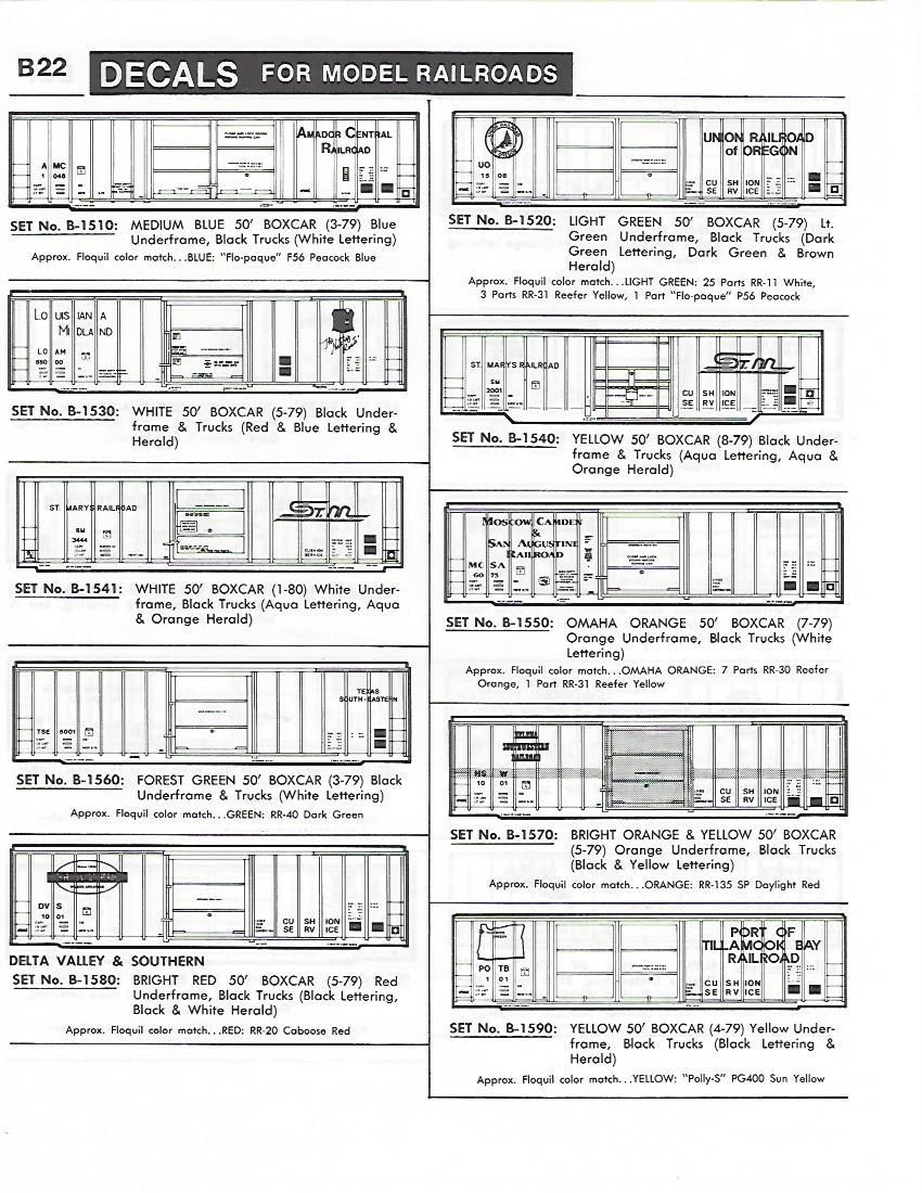 Herald King Decals – Model Railroad Decals Over 1,000 Modern Prototype ...