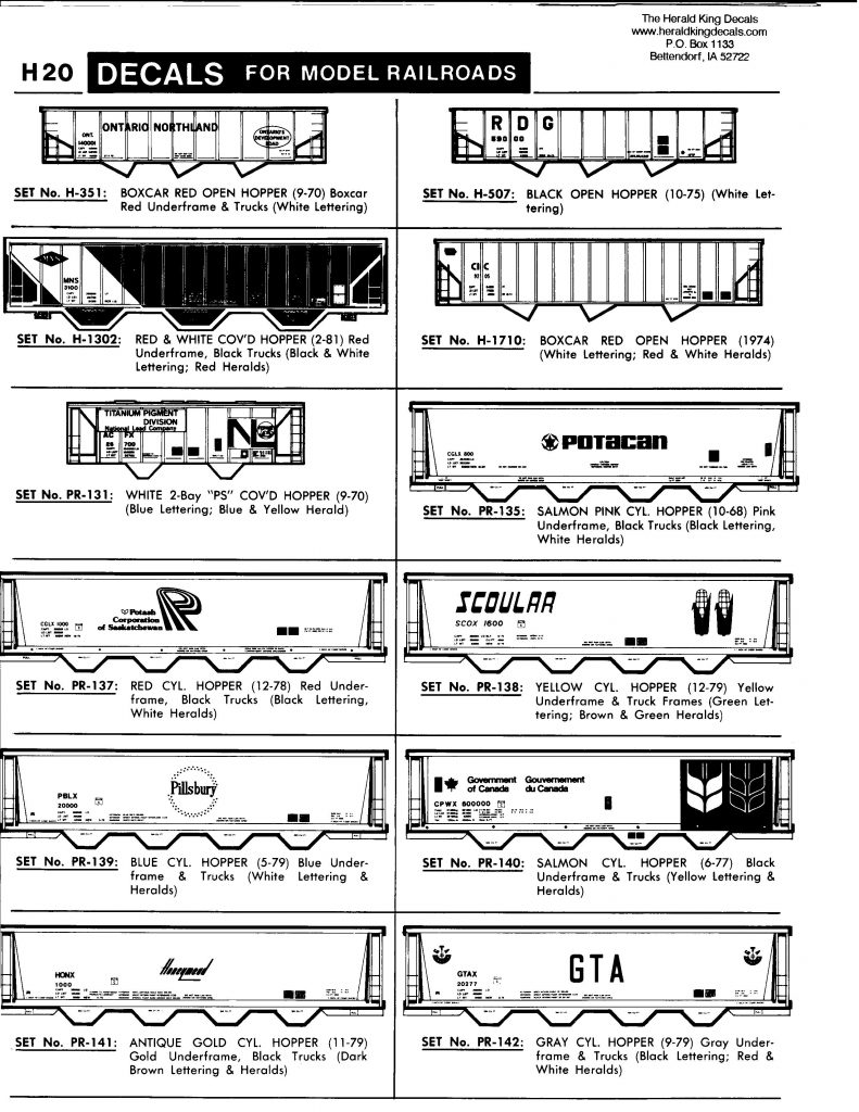 Hoppers – H – Herald King Decals