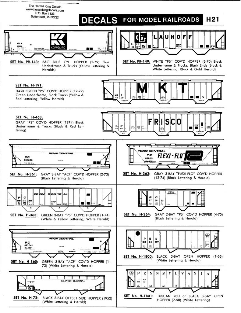 Hoppers – H – Herald King Decals