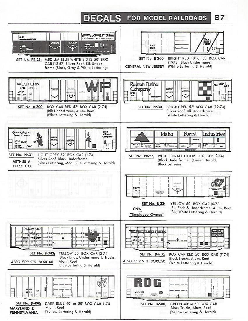 Herald King Decals – Model Railroad Decals Over 1,000 Modern Prototype ...