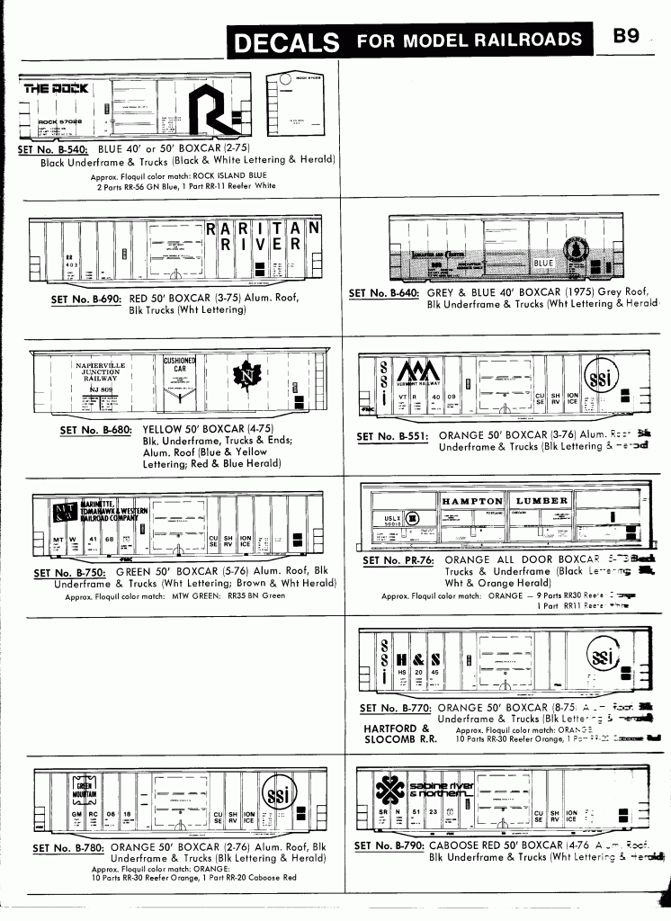 Herald King Decals – Model Railroad Decals Over 1,000 Modern Prototype ...