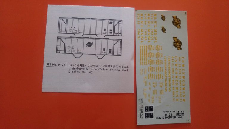 CNW – Herald King Decals