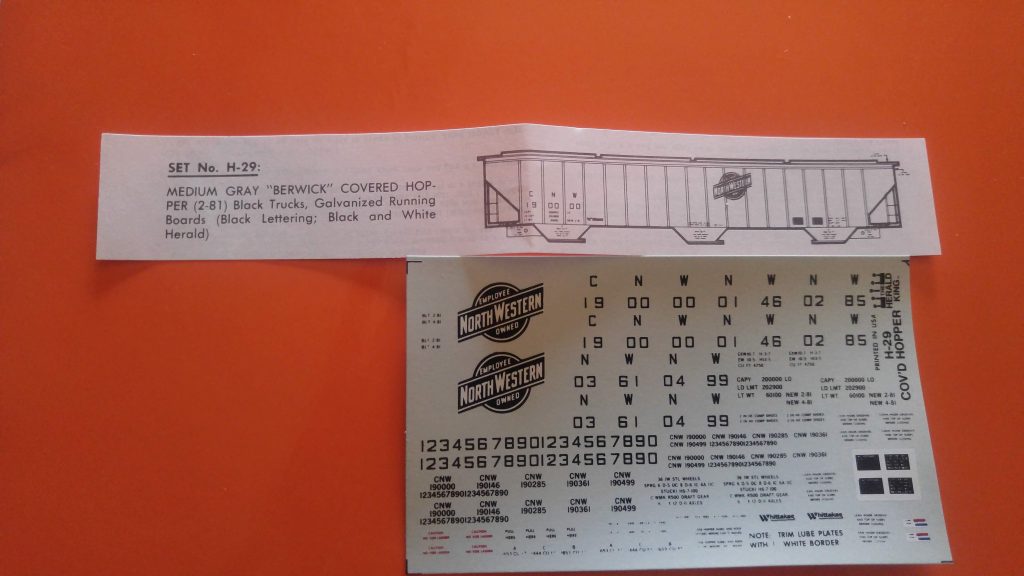 CNW – Herald King Decals